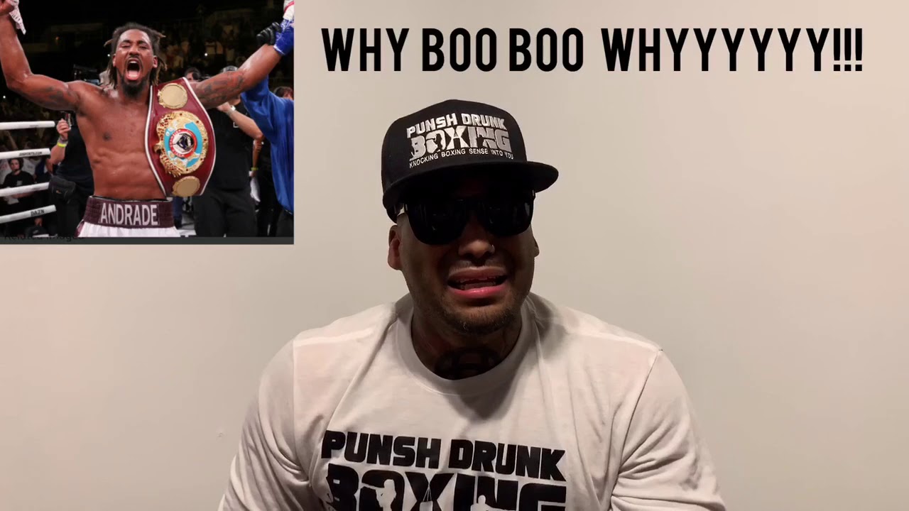Demetrius Andrade vs WTF? Jan 30th Boo Boo whyyyyyy!!!! - YouTube