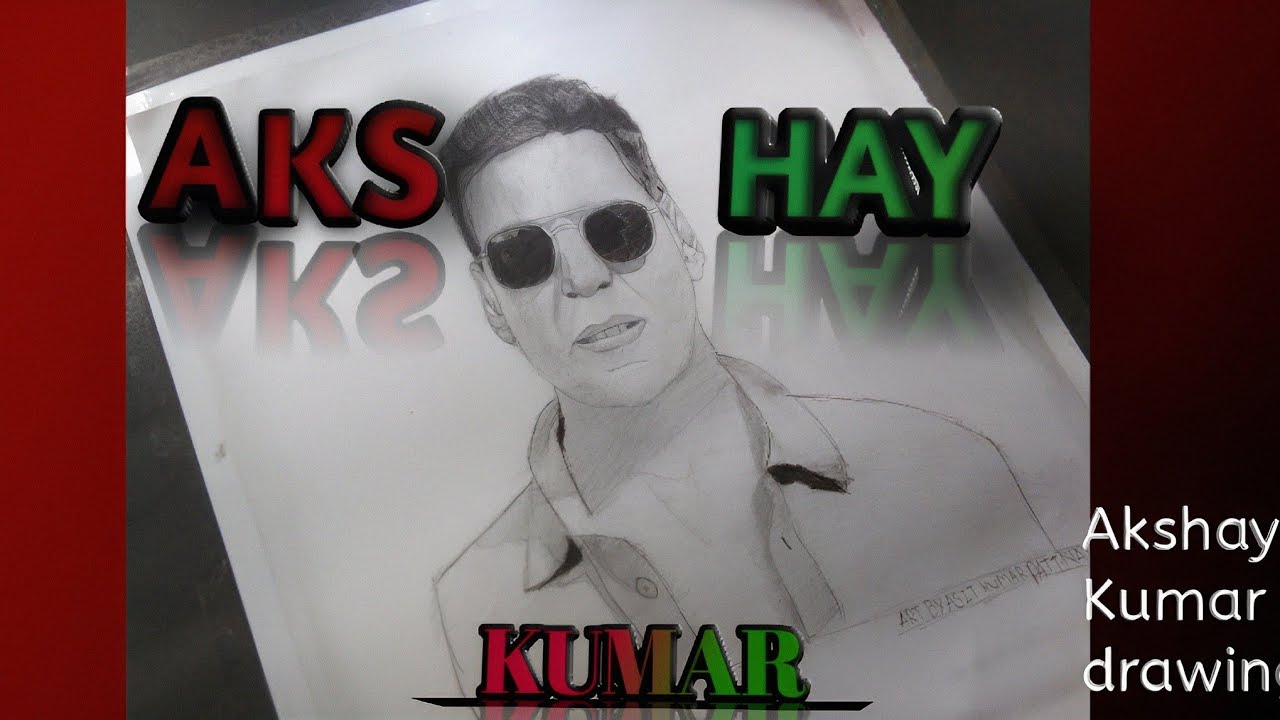 how to draw Akshay Kumar drawing step by step easy tutorial ll drawing ...