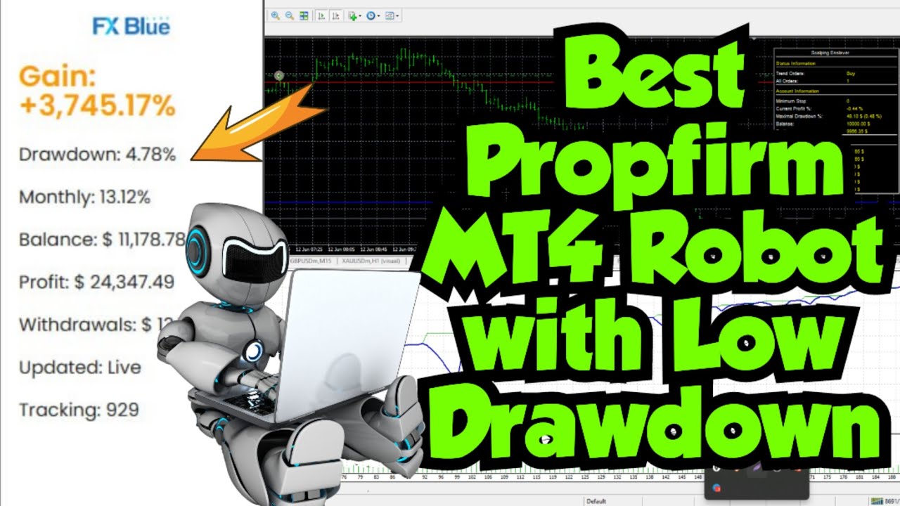 🤖Best Propfirm MT4 Robot🤑 With Low Drawdown🤑 Earn 13.12% Monthly - YouTube