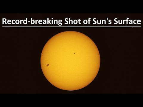 Record-breaking High-altitude Photo of Sun's Surface Captured from ...