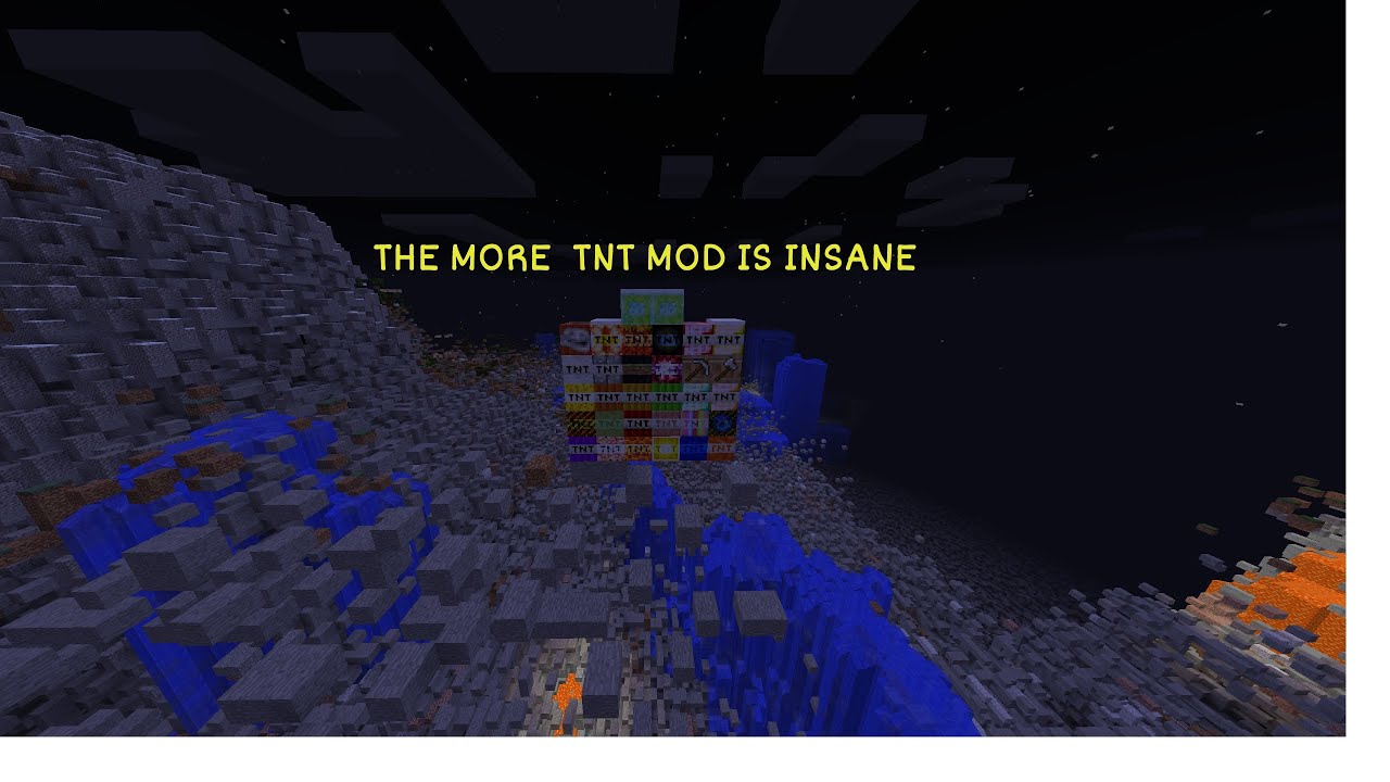 Using The More Tnt Mod To Destroy The Whole Minecraft World - YouTube