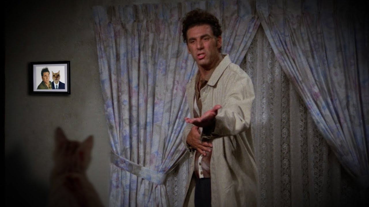 Kramer Breaks Up With His Cat - YouTube