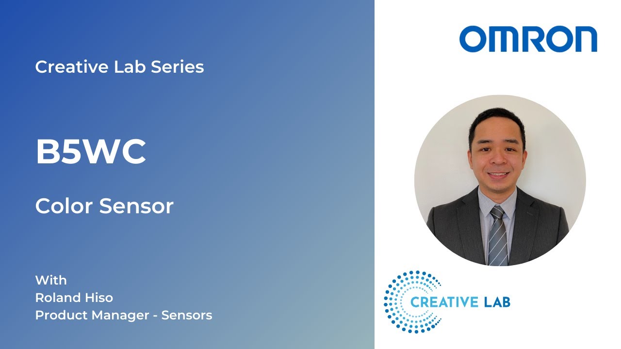 OMRON Creative Lab | B5WC | Color Sensor - YouTube