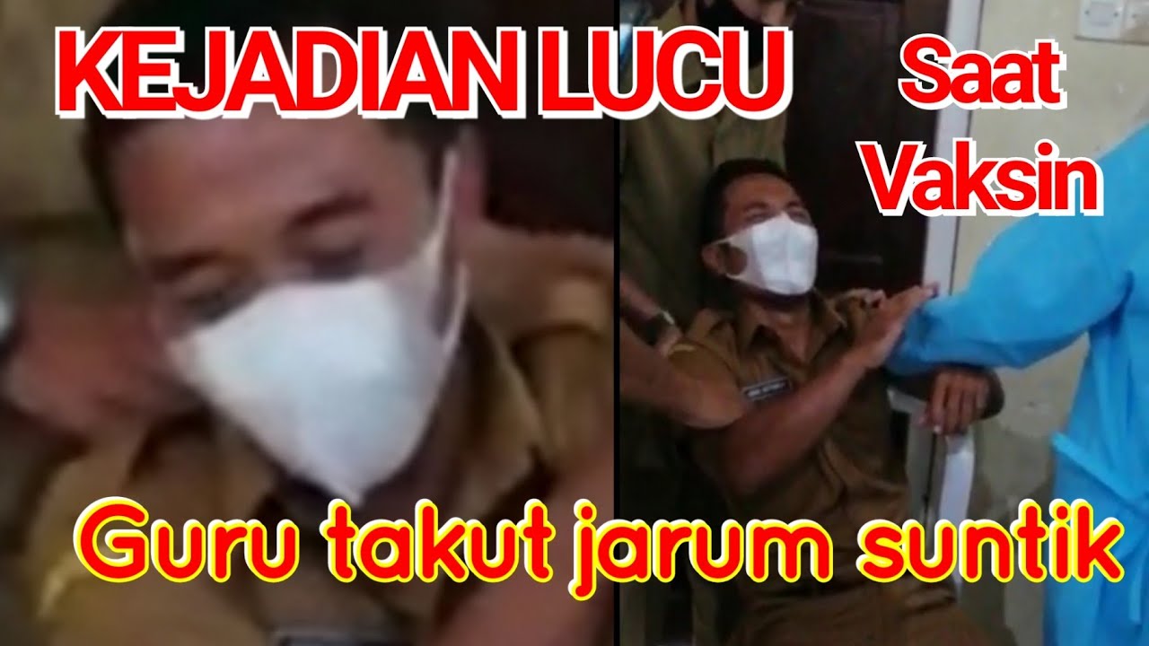 KEJADIAN LUCU SAAT DIVAKSIN SINOVAC - YouTube