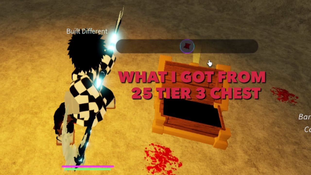 WHAT I GOT FROM 25 TIER 3 CHEST [Project Slayers] UPDATE 1.5 | 2X DROPS ...