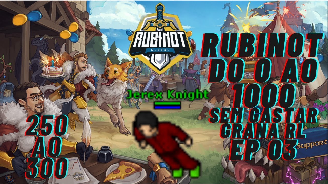 Tibia Rubinot do 0 ao 1000 sem gastar grana RL EP 03 - YouTube