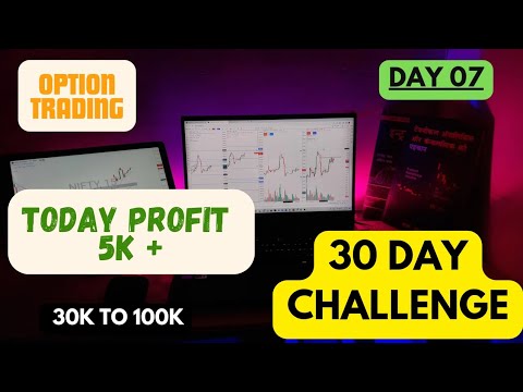 Day07 - 30 Day Trading Challenge | Today Profit 5000+ booked - YouTube