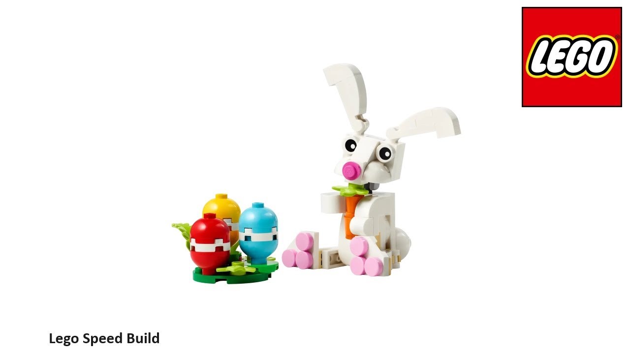 Lego Creator 30668 Easter Bunny with Colorful Eggs Speed Build - YouTube