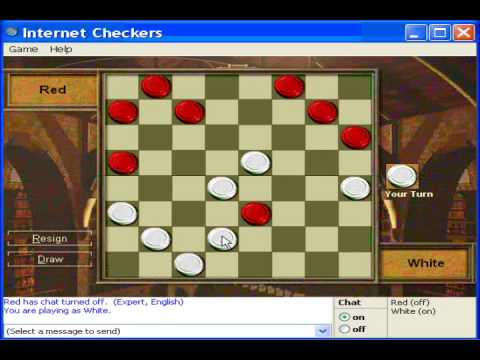 Winning at Internet Checkers on Expert Level set to The Benny Hill ...