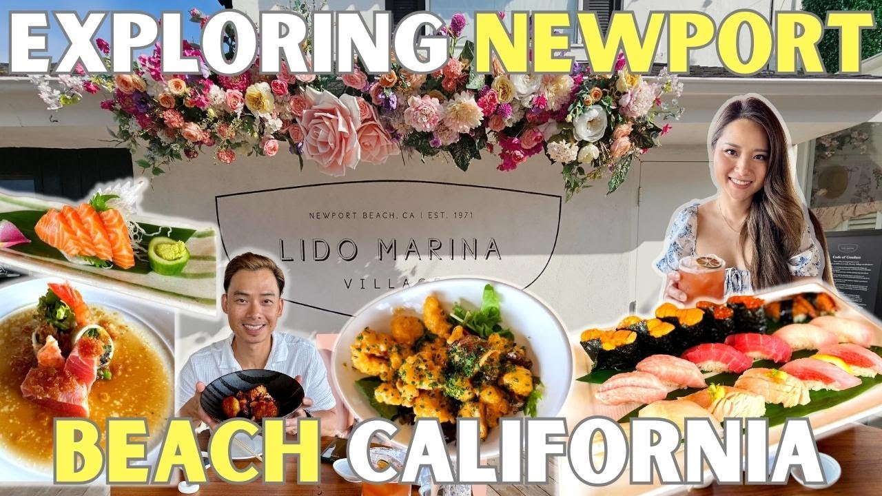 NEWPORT BEACH FINE DINING | WHAT to SEE or EAT in California - YouTube