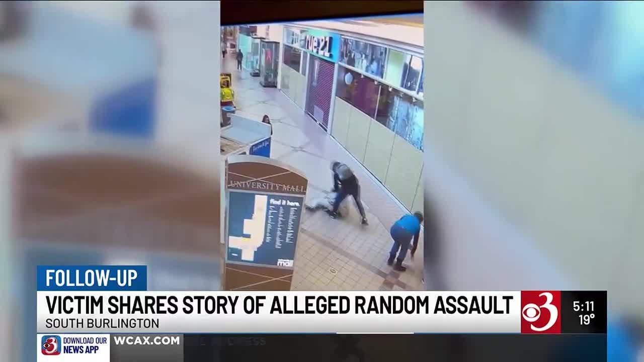 Victim in random University Mall assault speaks out - YouTube