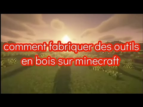 Comment fabriquer des outils en bois sur minecraft - YouTube