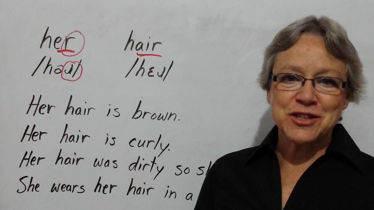 How To Say HER HAIR American English Accent Pronunciation YouTube how-to-say-her-hair-american-english-accent-pronunciation-youtube