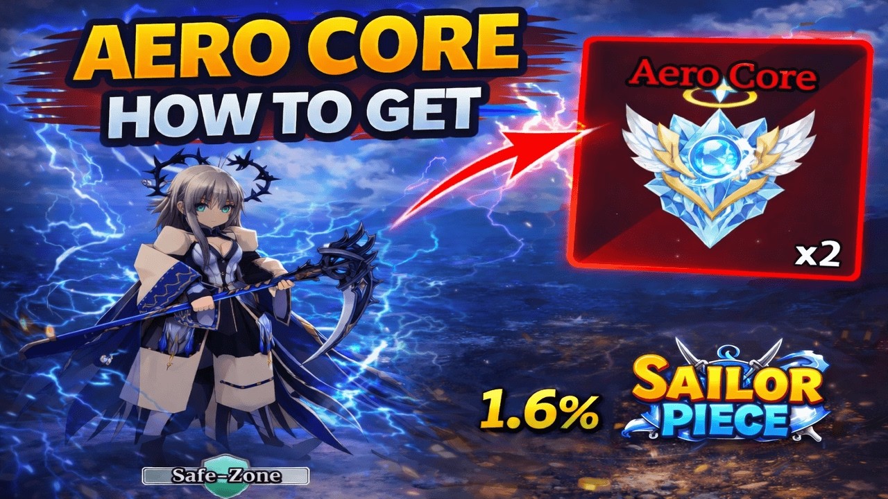 How to Get Aero Core in Sailor Piece | How to Farm Aero Core Fast in ...