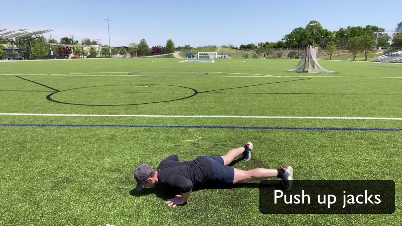 Push up jacks - YouTube