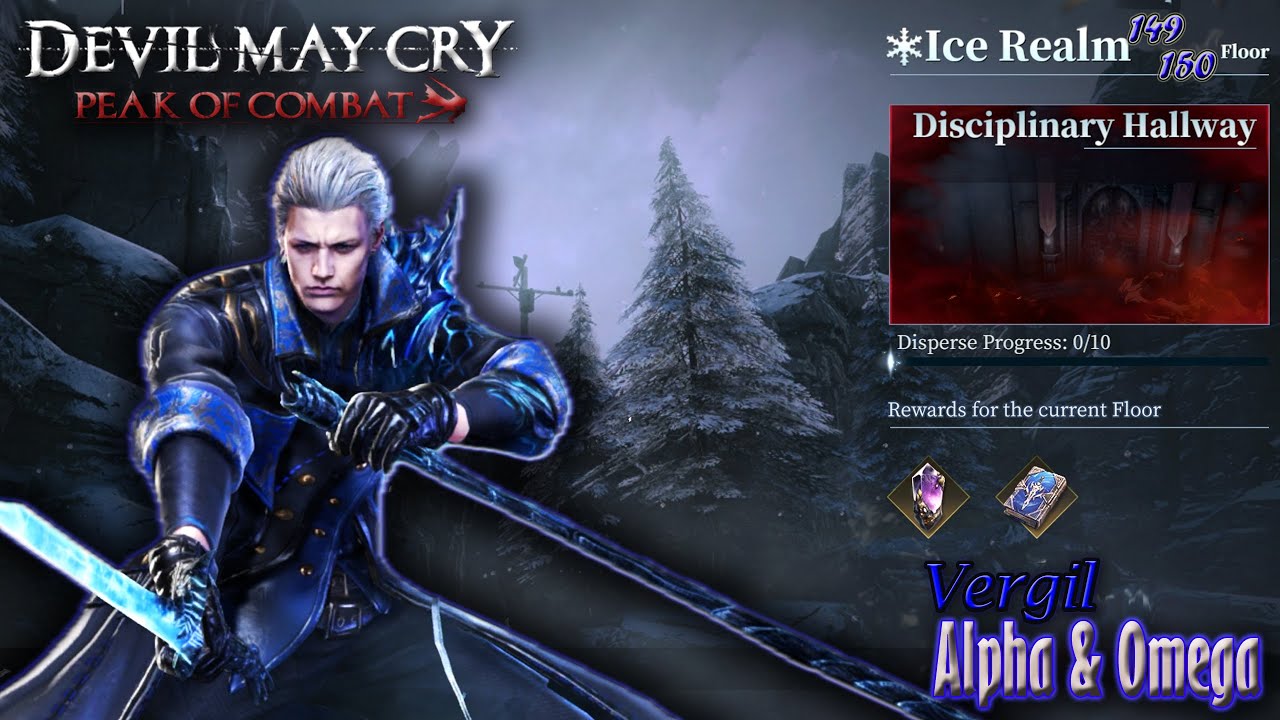 Easy Run Ice Realm 149 - 150 | Alpha Omega Vergil | Devil May Cry: Peak ...