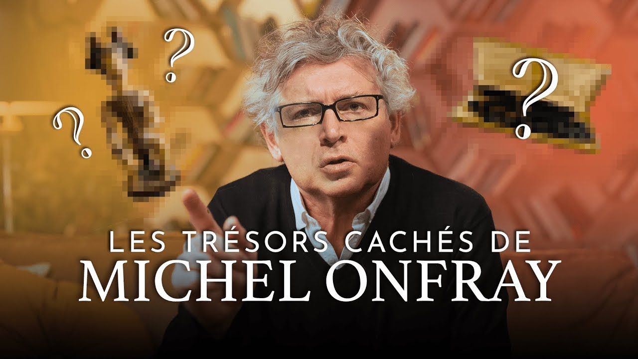 Dans la vie secrète de Michel Onfray et ses 140 livres - YouTube