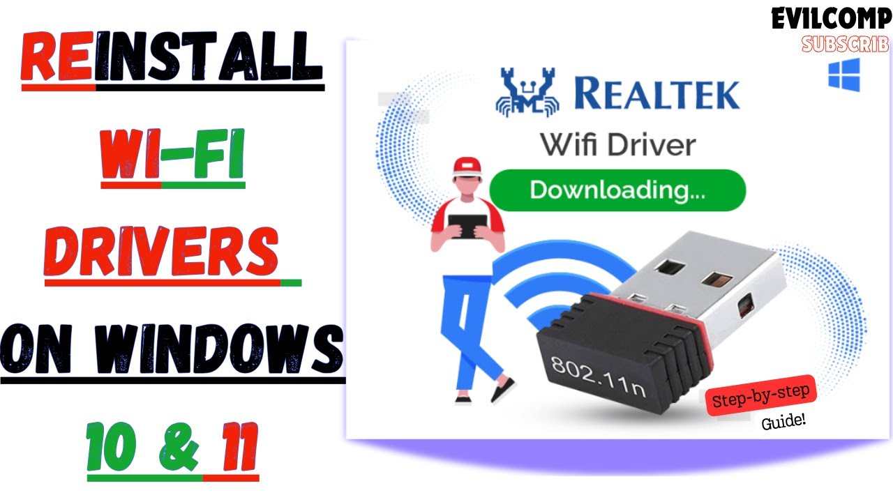 How to Reinstall Wi-Fi Drivers on Windows 10 & 11 - YouTube
