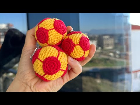 Amigurumi Top Yapımı / Amigurumi Taraftar Top Yapımı / Amigurumi Futbol Topu Yapımı