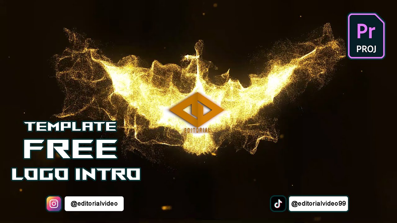 CARA MEMBUAT LOGO MENJADI KECE | FREE TEMPLATE BUMPER LOGO - YouTube