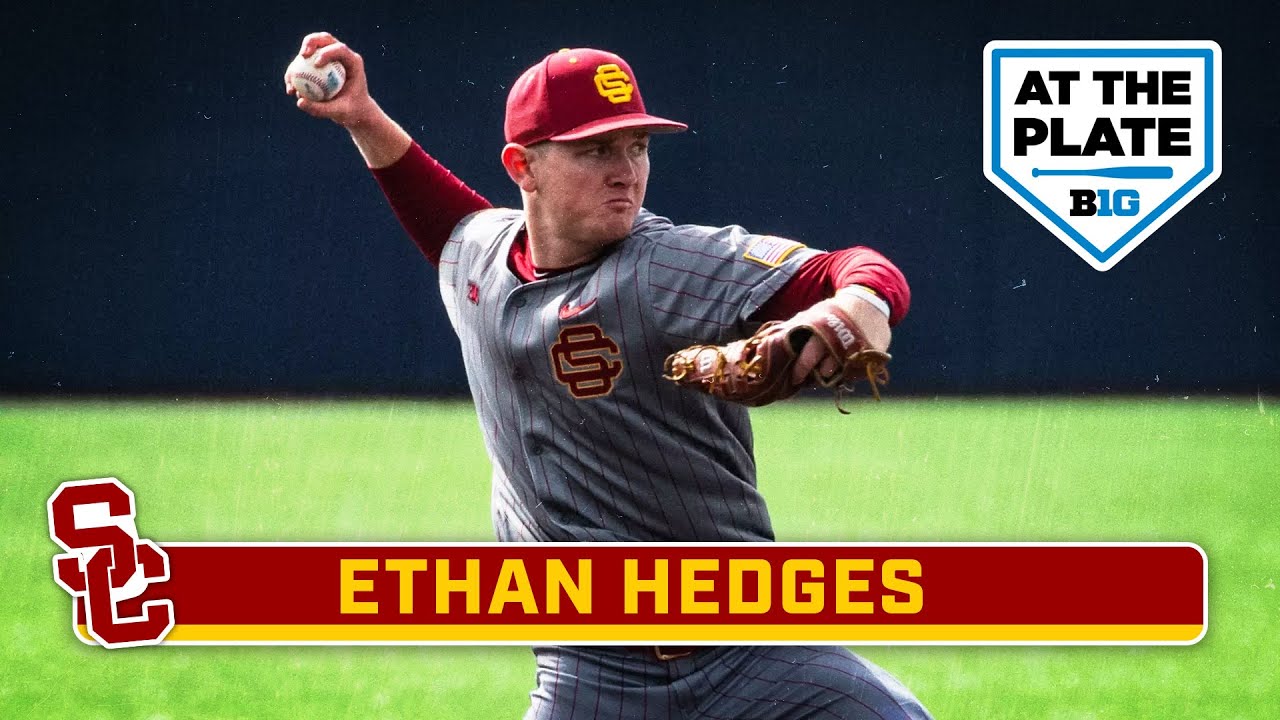 Spotlighting Ethan Hedges | USC Baseball | At The Plate - YouTube
