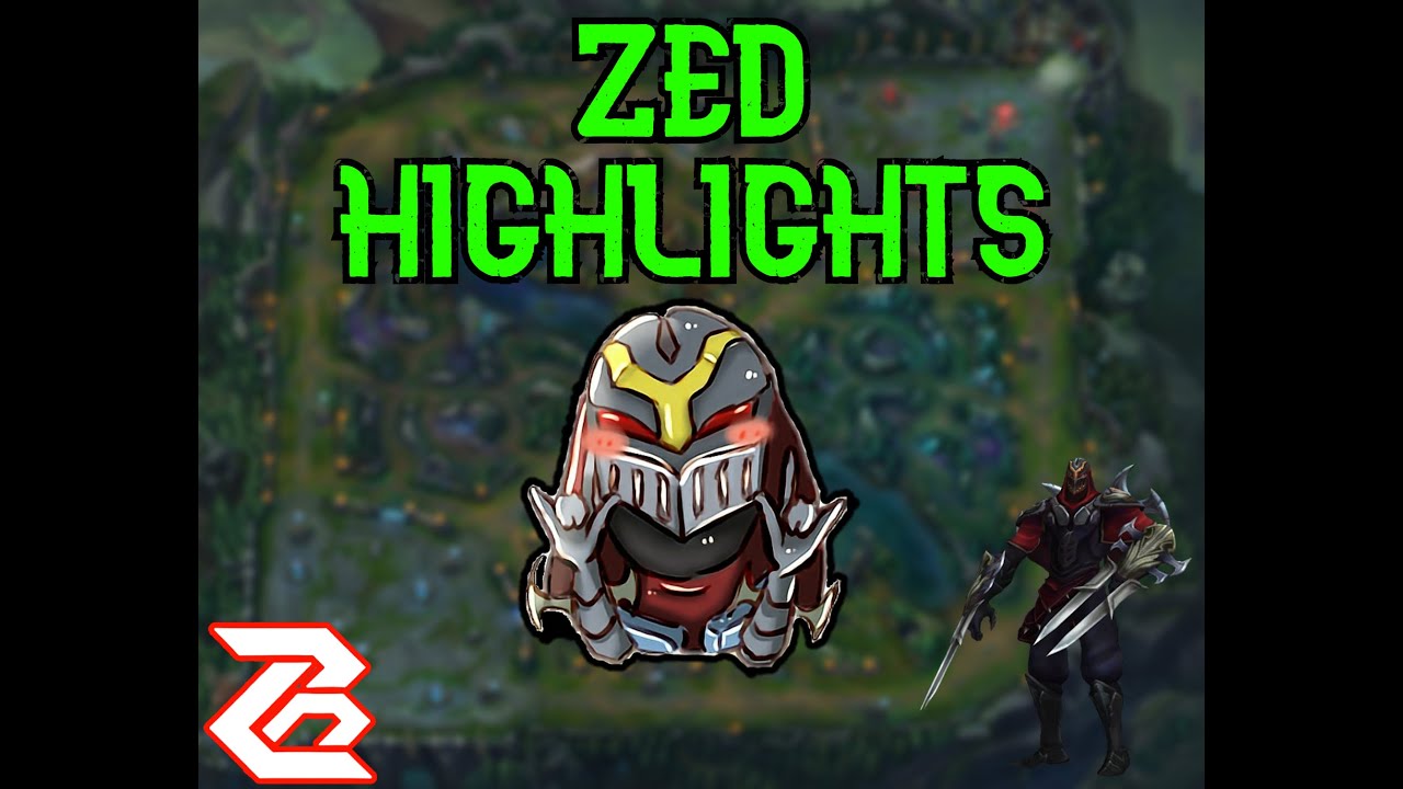 League of Legends: Zed - Ranked/Gameplay (Highlights) - YouTube