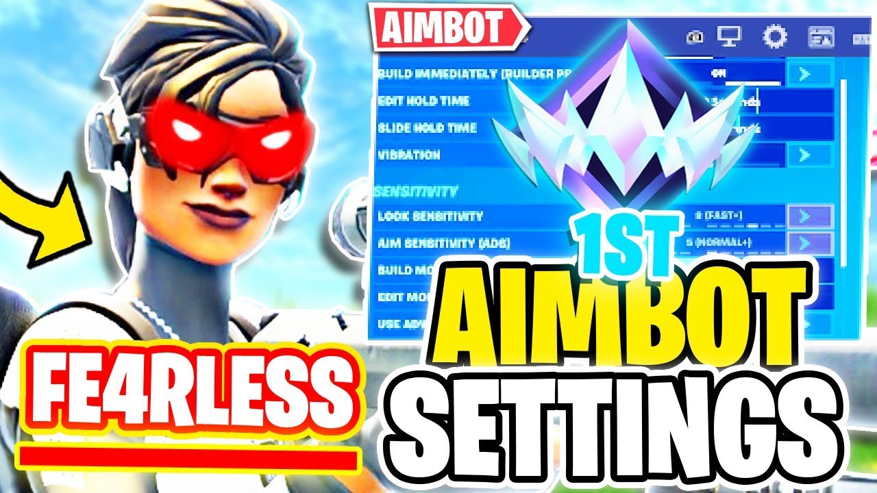 I Copied Fe4RLess Aimbot Settings in Chapter 5... 🎯😱 (Best Settings ...