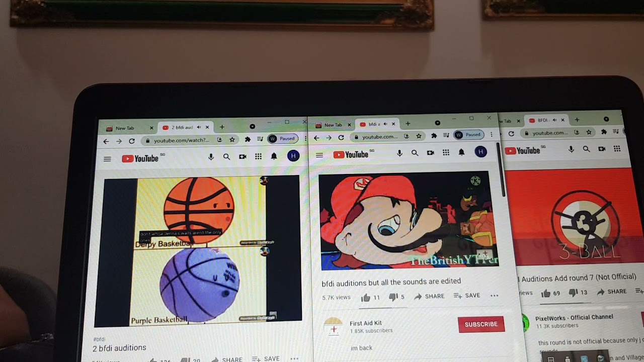 Bfdi auditions quadparison 1 - YouTube