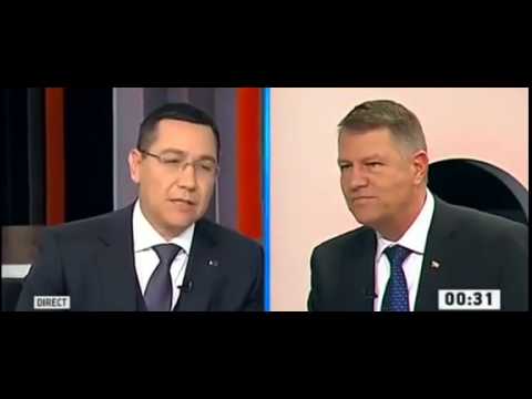 Ultima confruntare,Victor Ponta vs Klaus Iohannis, - (B1TV)Partea 2 ...