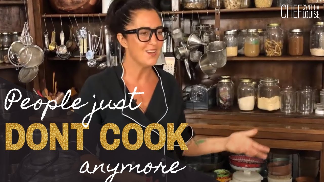 People Just Don't Cook Anymore - YouTube