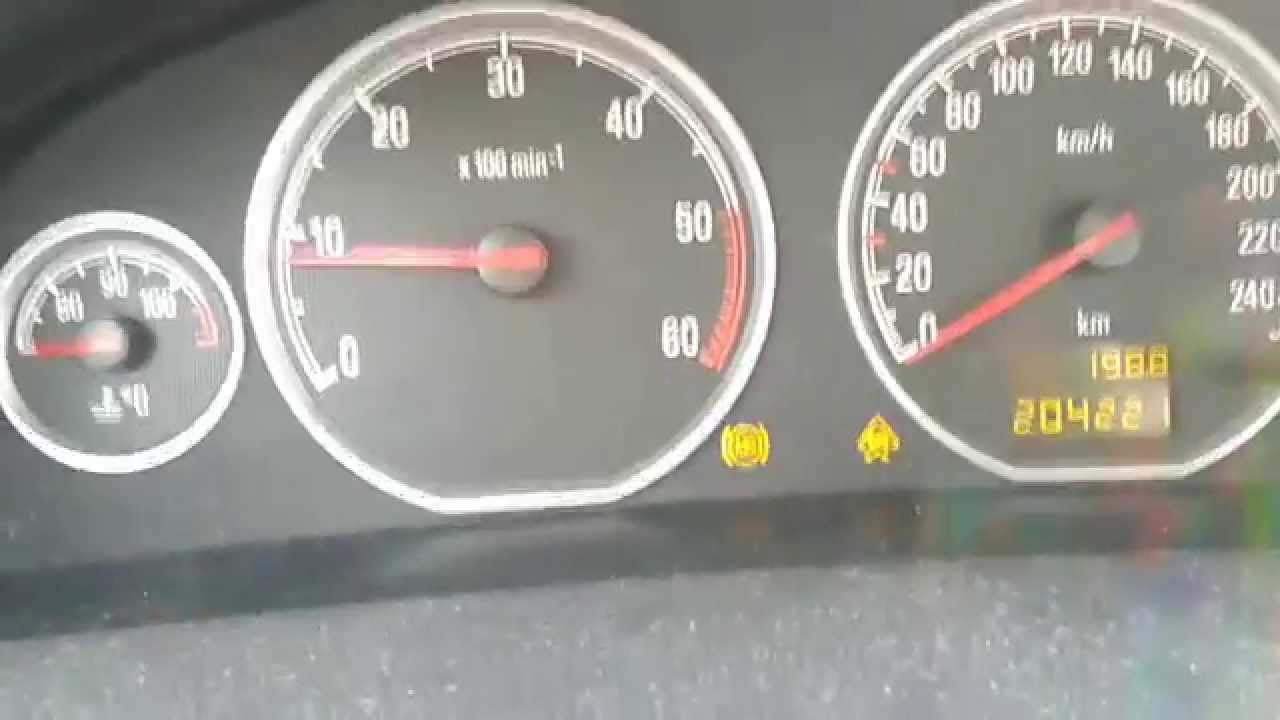 Vectra C Z19DT 1.9 cdti 120KM ciężko pali - YouTube