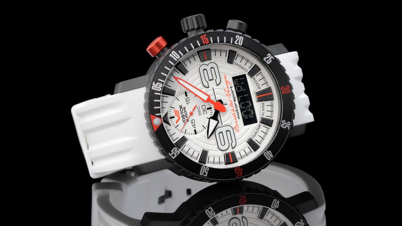 Vostok-Europe 9516-5554355 50mm Mriya Dakar Limited Edition Strap Watch ...