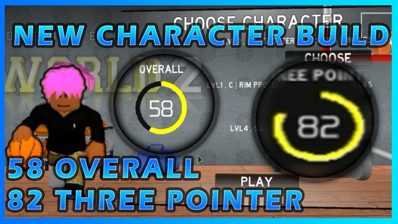 Rb World 2 New Character Build 58 Overall 82 ThreePointer - YouTube