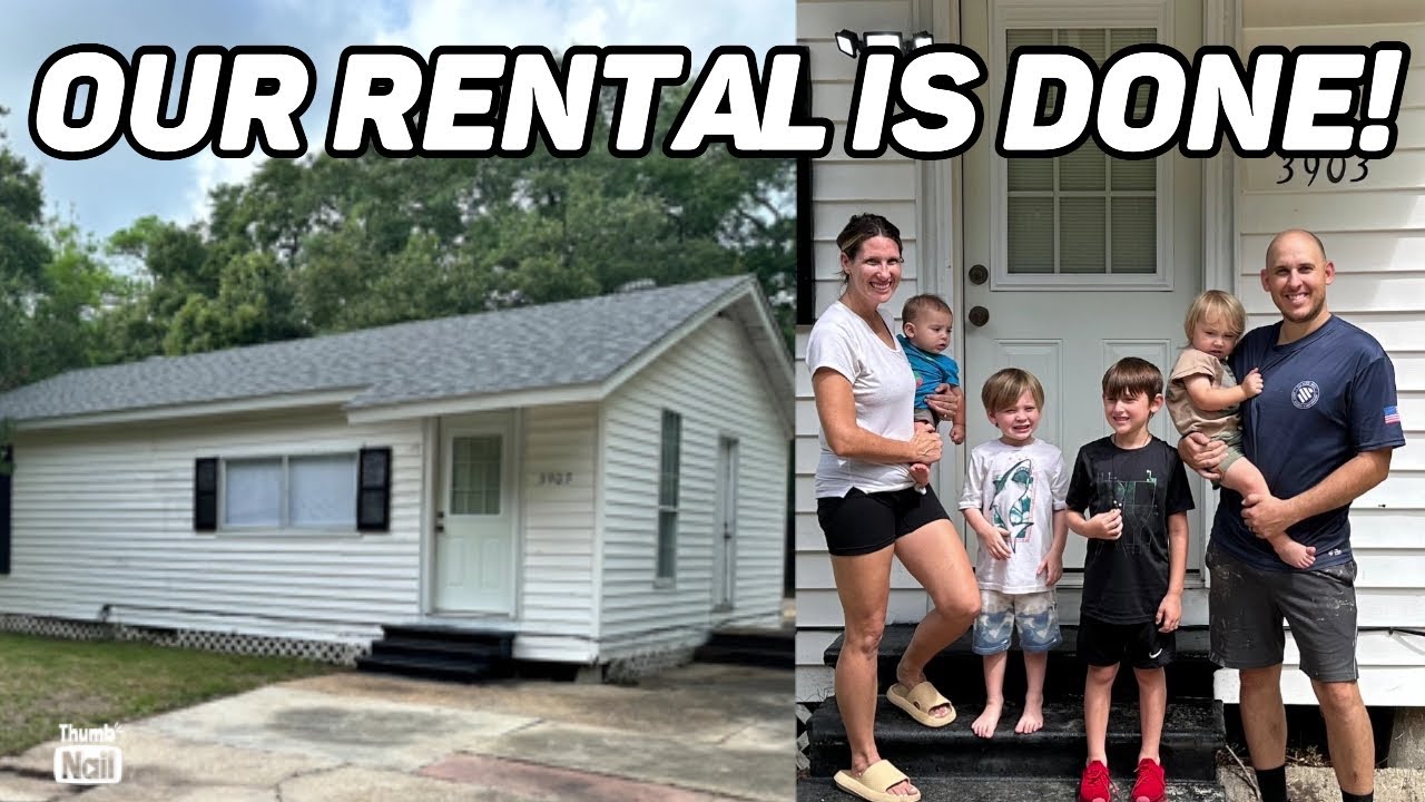 Our FIRST Rental House is DONE!! Amazing Before and After - YouTube
