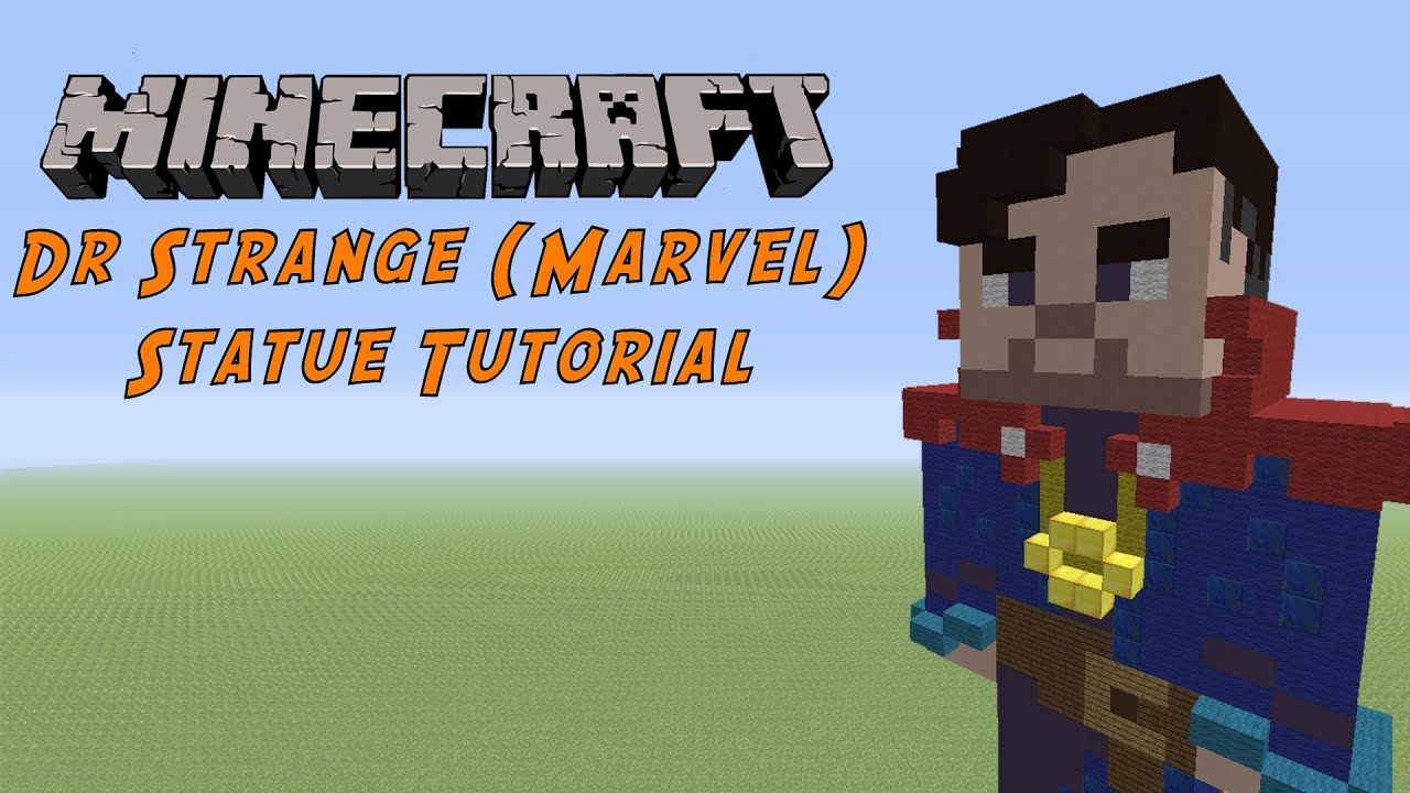 Minecraft Tutorial: Doctor Strange (Marvel) Statue - YouTube
