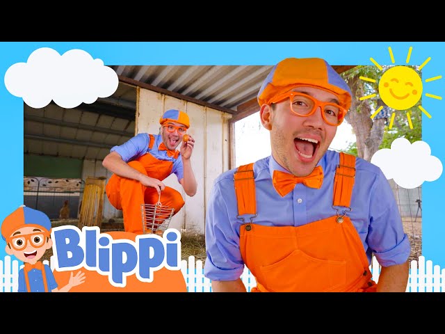 Farm Animal Sounds with BLIPPI! | Blippi Songs 🎶| Educational Songs For ...