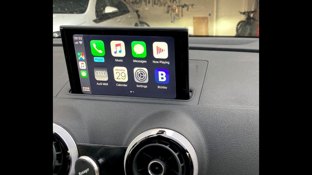 Instalare si utilizare Audi Carplay Box. USB/wireless pentru AudiA3 A4 ...