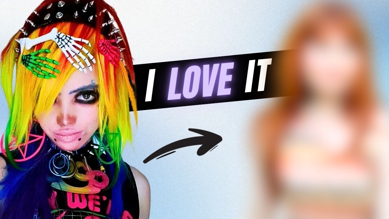 Goth Scene To Groovy Queen - I Look Spicy | TRANSFORMED - YouTube