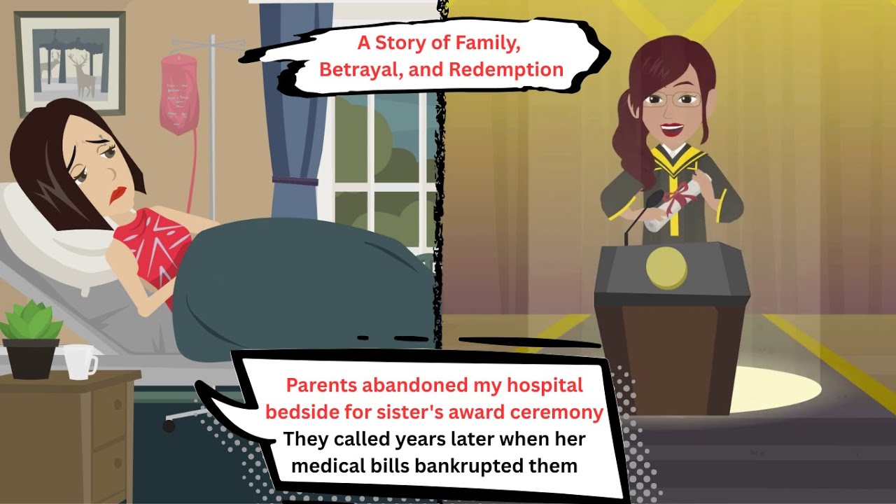 Parents abandoned my hospital bedside for sister's award ceremony. They ...