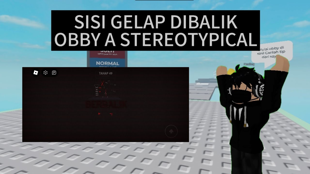 SISI GELAP DIBALIK GAME INI!!! | Obby A Stereotypical - Roblox ...