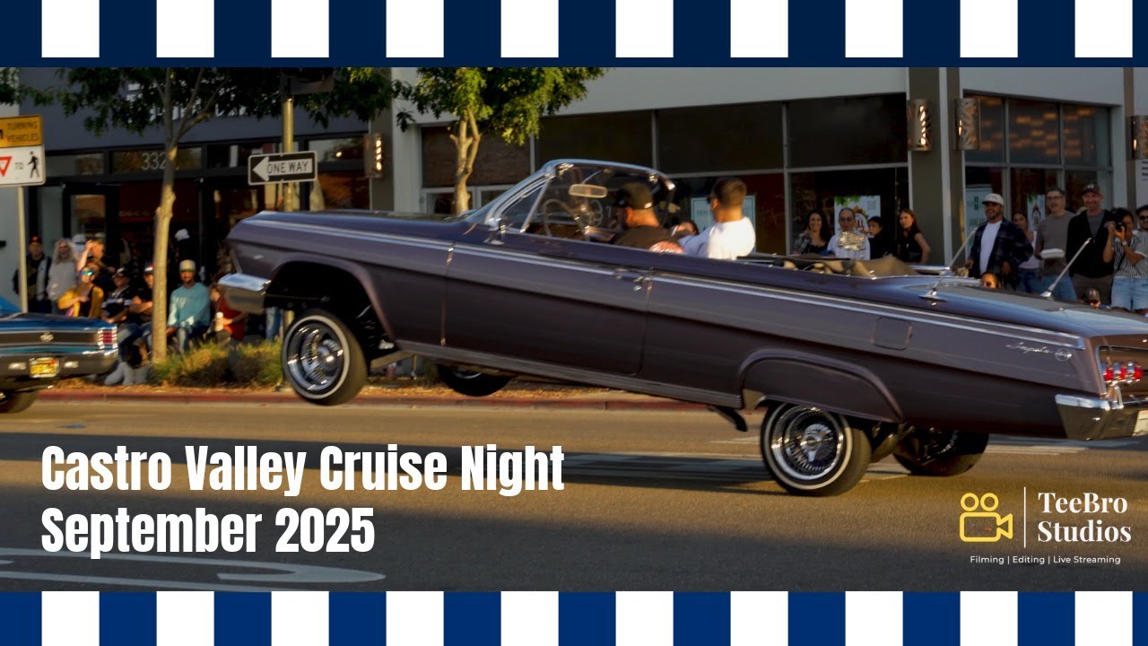 Castro Valley Cruise Night | September 2025 [4k - Raw Footage] - YouTube