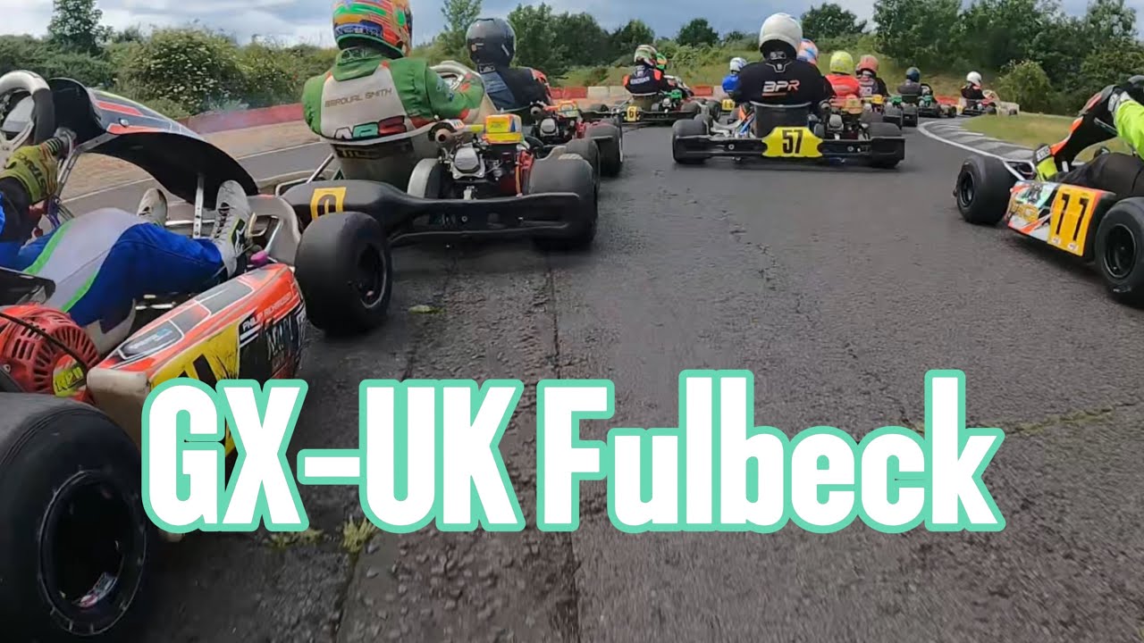 GX-UK Senior Karting at Fulbeck | Wet/Dry Conditions | Spins, Fights ...