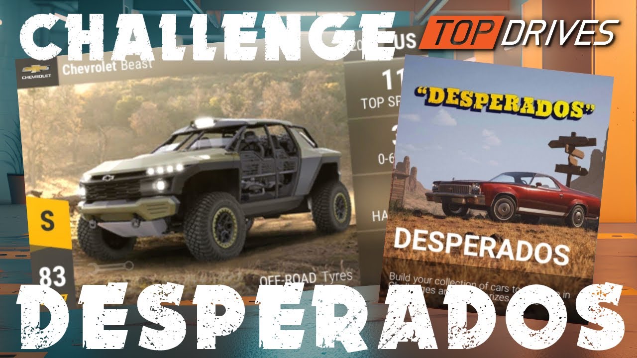Top Drives Desperados Challenge - All the reward packs and full ...