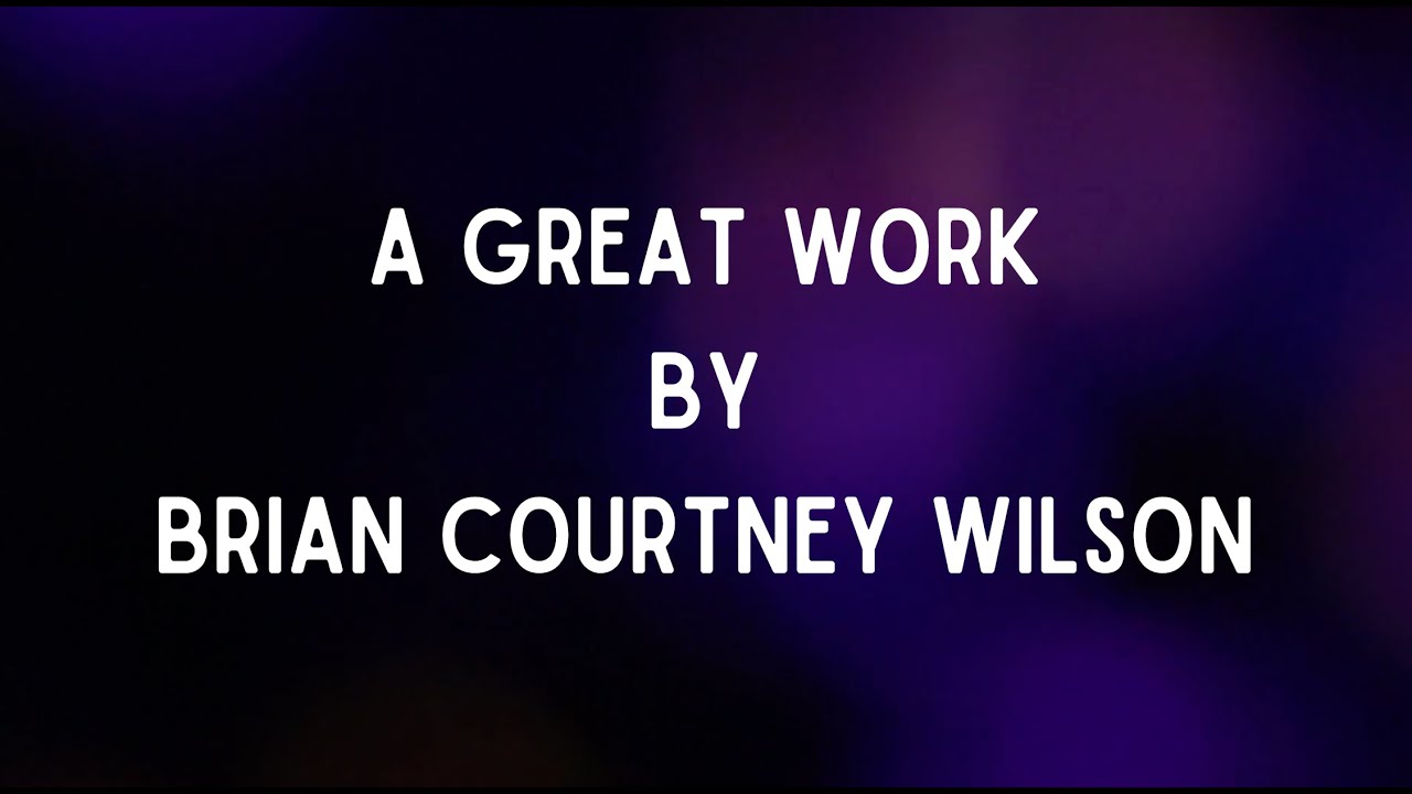 Great Work by Brian Courtney Wilson (Lyric Video) - YouTube