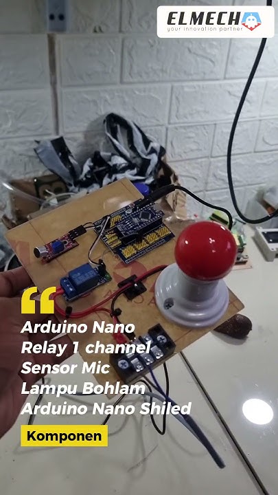 Saklar Otomatis dengan Tepukan Tangan Berbasis Arduino dan Sensor Microphone #project #arduino ...