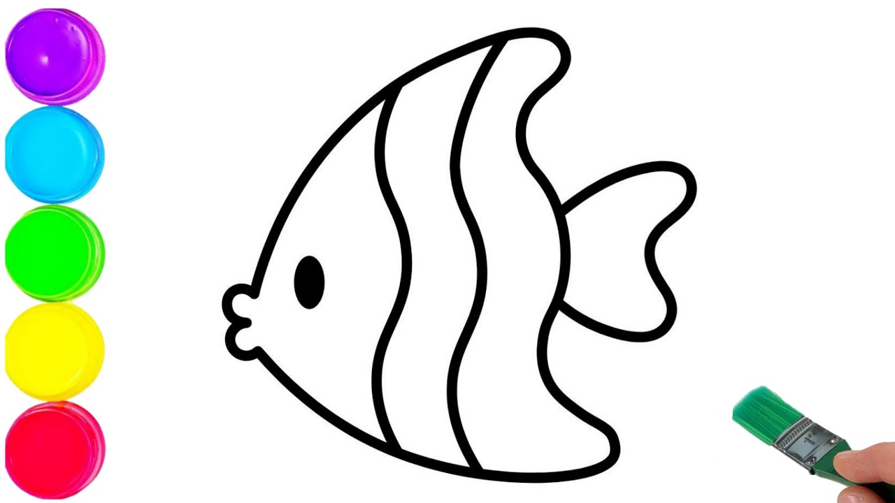 Fish Drawing easy || How to draw fish Drawing step by step || machhali ...