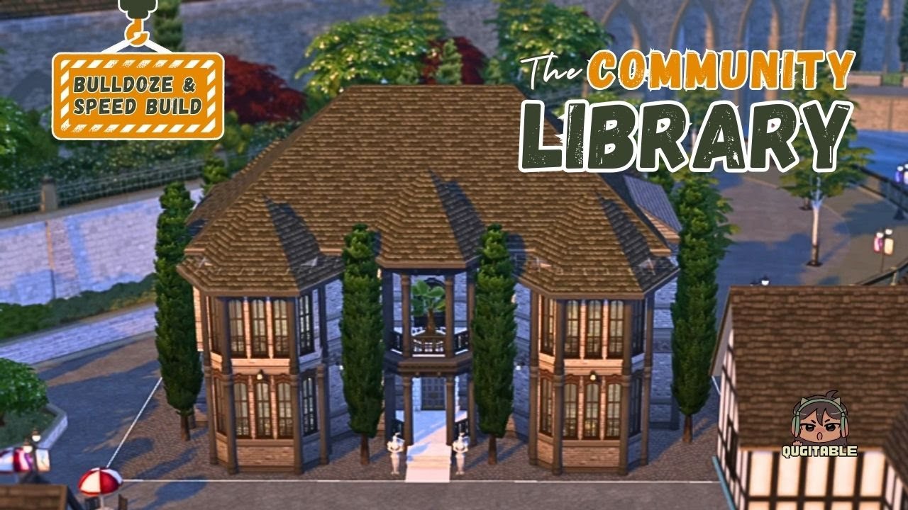 I Re-Built The Community Library From The Ground Up | The Sims 4 Speed ...