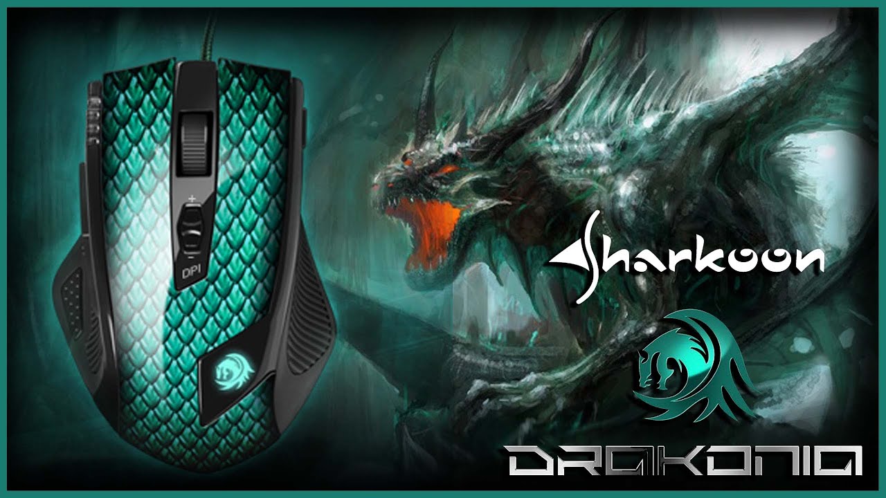 Sharkoon Drakonia Gaming Laser Mouse.Обзор. Русский язык. - YouTube