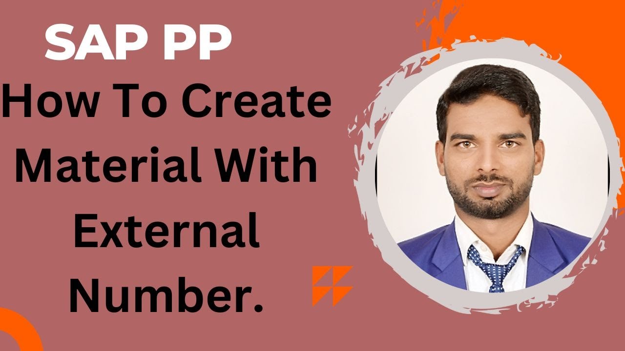How To Create Material With External Number. - YouTube