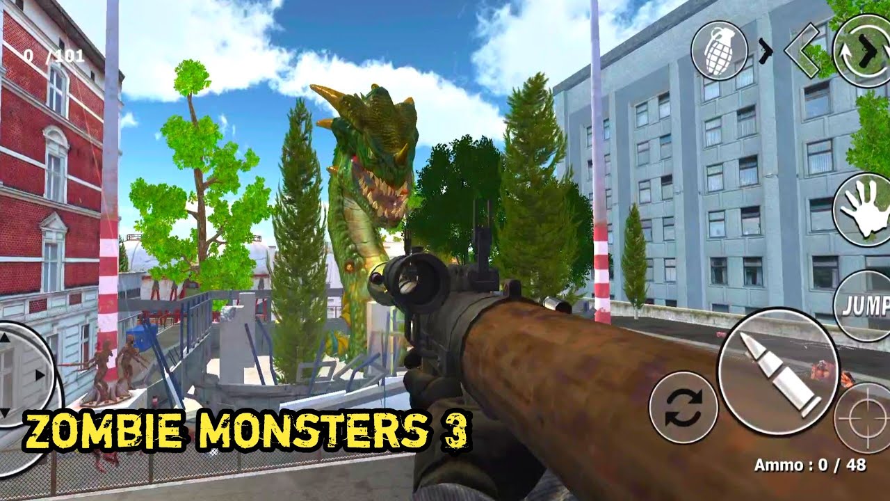 Zombie Monsters 3 New update - Zombie evil kill 7 escape GAMPEPLAY #24 ...